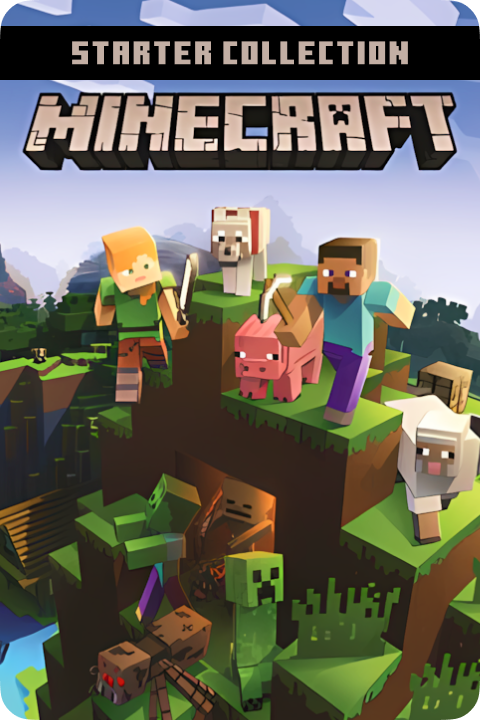 Купить ключ Minecraft Starter Collection Xbox One/Series Европа