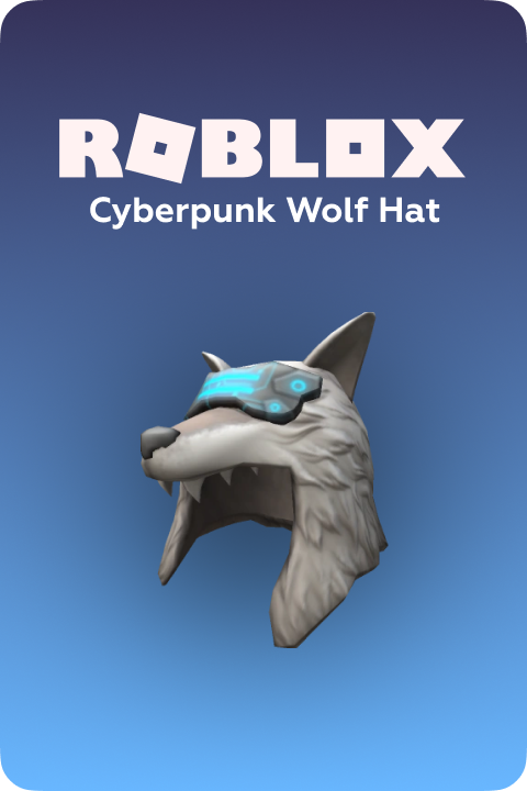 Купить ключ DLC Roblox Cyberpunk Wolf Hat Весь мир